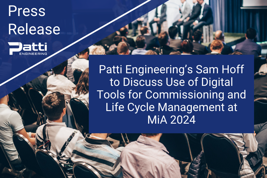 Patti Engineering’s Sam Hoff to Discuss Use of Digital Tools for Commissioning and Life Cycle ...
